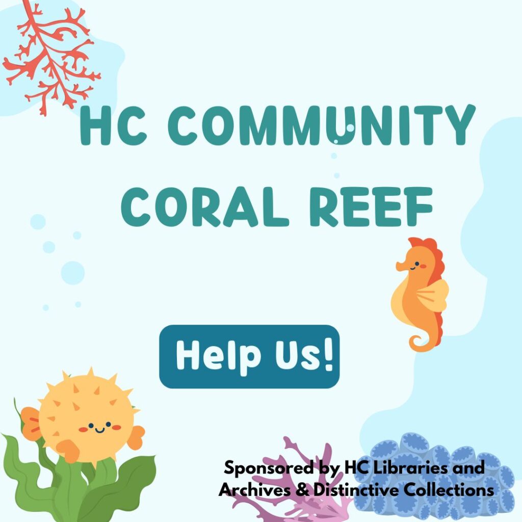 🌊 Join Our 3D Coral Reef Project! 🌊 – Holy Cross libraries blog