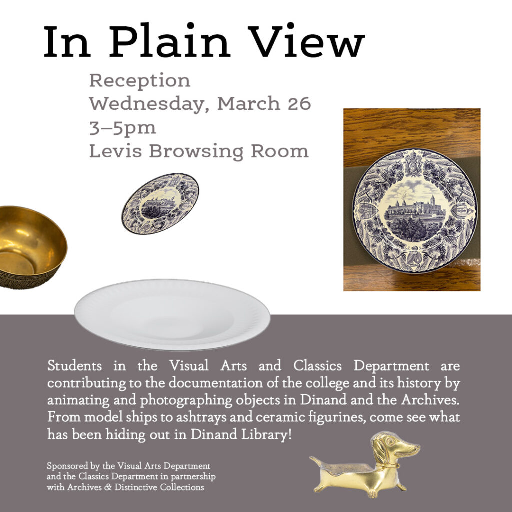 Open House: In Plain View – Holy Cross libraries blog